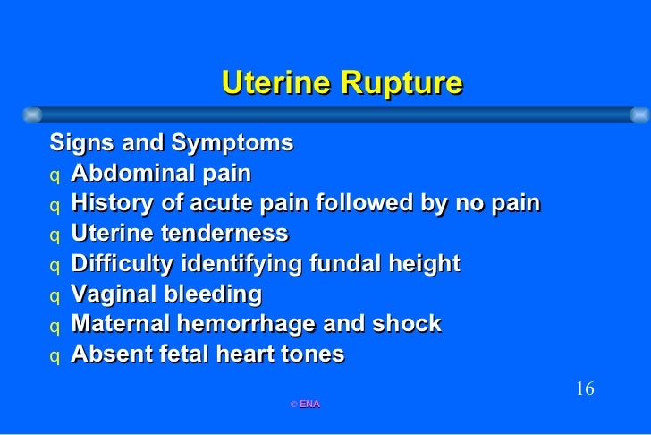 Signs of womb trauma - fityfoot