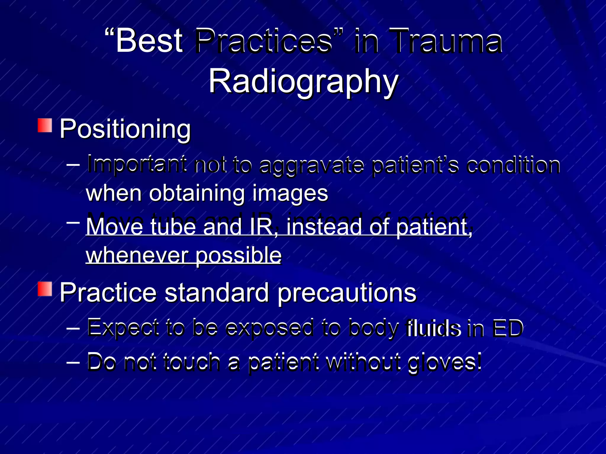Trauma radiograph | PPT
