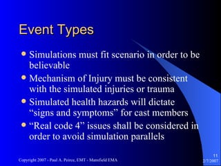 Trauma Simulation Presentation | PPS