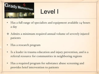 The Trauma System in Georgia | PPT