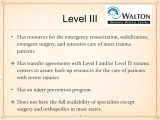 The Trauma System in Georgia | PPT