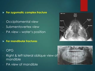 Radigraphic Imaging in Maxillofacial Trauma | PPTX