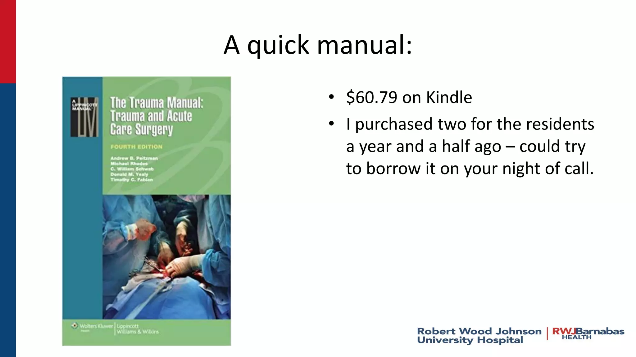 Trauma 101 | PPT