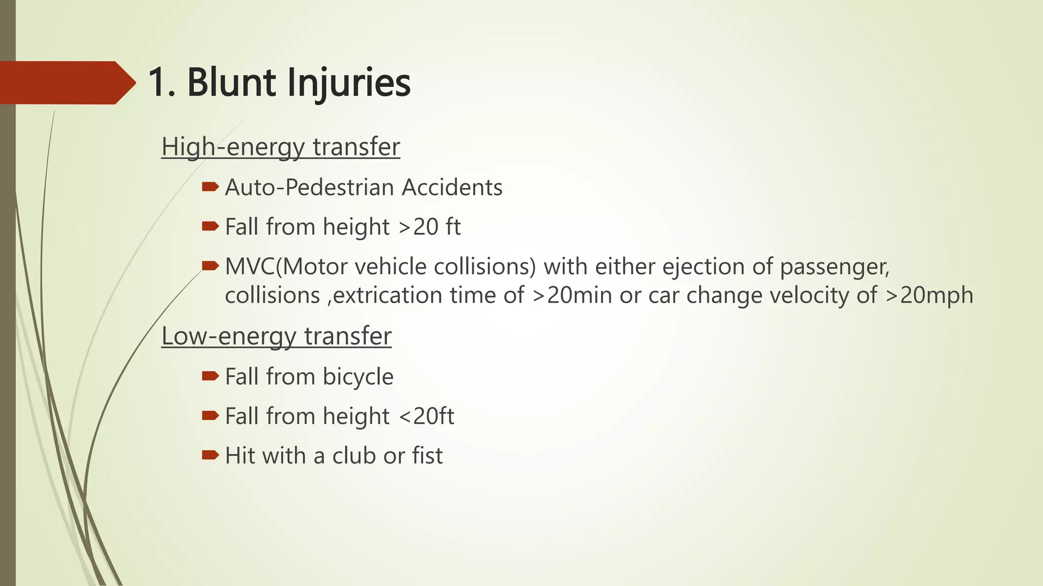 Response to Trauma And Blast and Gunshot Injuries | PPTX