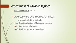 Response to Trauma And Blast and Gunshot Injuries | PPTX