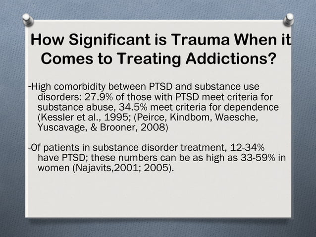 Trauma and the Twelve Steps: Clinical Keys to Recovery Enhancement | PPT