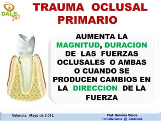 Trauma Oclusal Periodoncia | PPTX