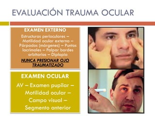 Trauma%20 ocular | PDF