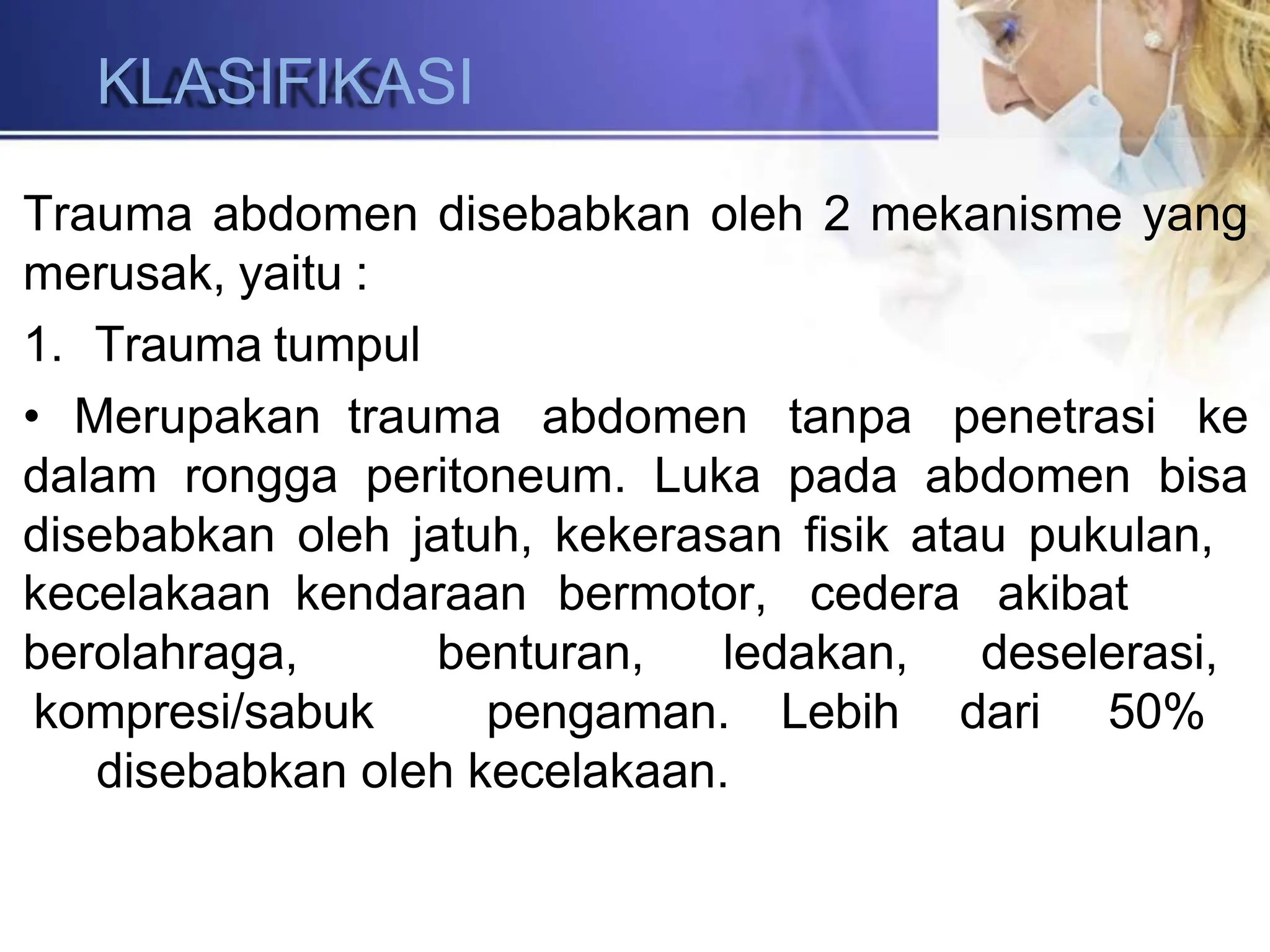 Trauma abdomen in emergency case in critical | PPTX