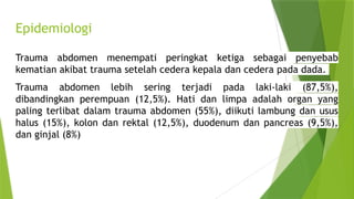 Penatalaksanaan trauma pada abdomen .pptx