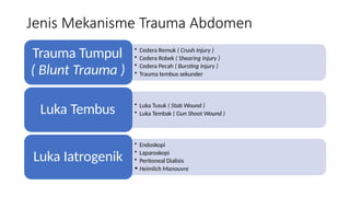 Medical first responder Trauma Abdomen.pptx