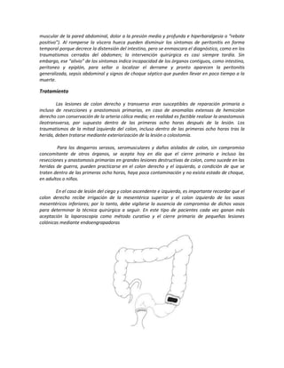 Trauma abdominal | DOCX