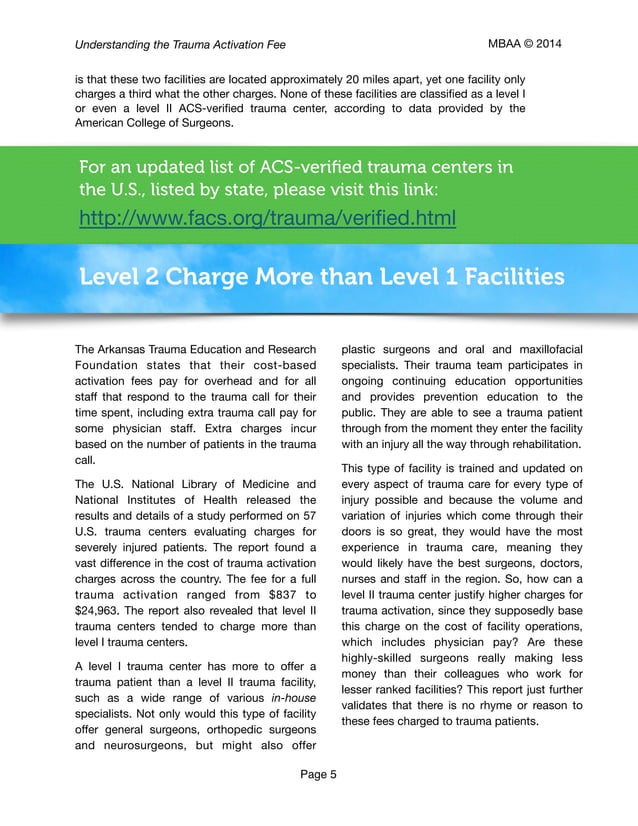 Understanding the Trauma Activation Fee | PDF