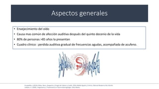 Trauma acustico y prebiacusia | PPTX