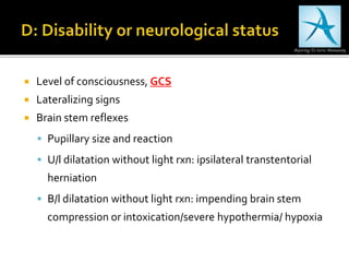 Trauma and critical care | PPTX