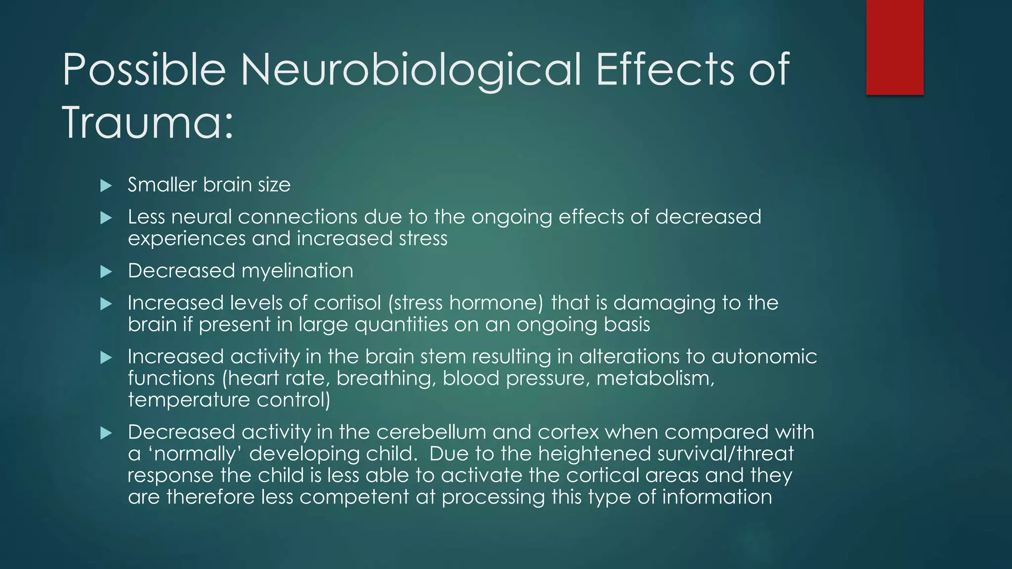 Trauma and development | PPTX