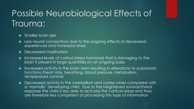 Trauma and development | PPT