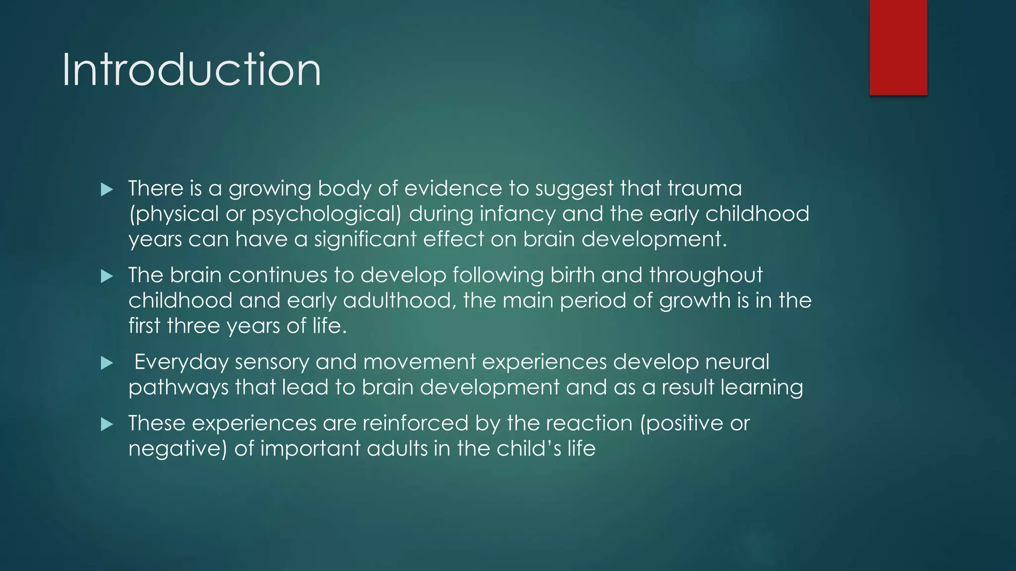 Trauma and development | PPTX
