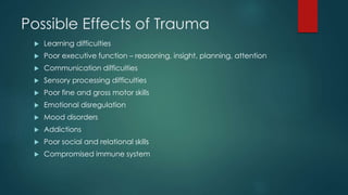 Trauma and development | PPTX