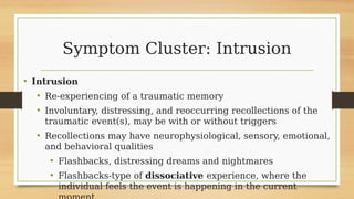 Trauma and stressor related disorders | PDF