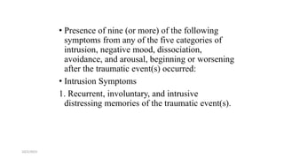 Trauma and stress related disorder.pptx