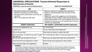 Trauma and the Body: Dance/Movement Therapy, Trauma Informed Care, and ...