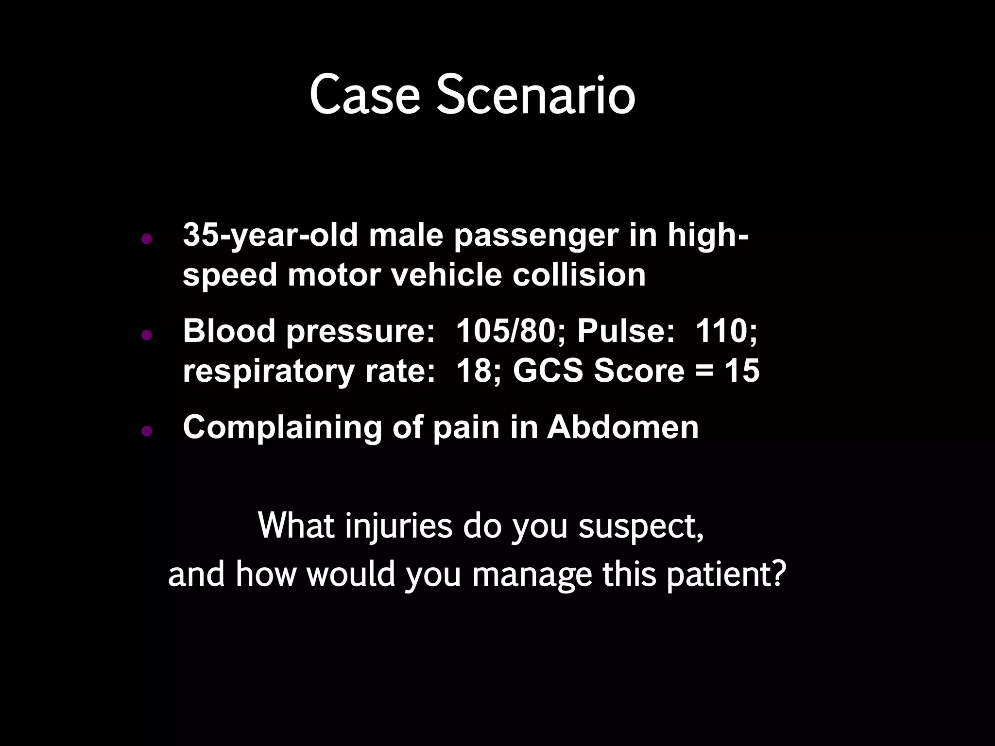 MANAGEMENT OF ABDOMINAL TRAUMA | PPTX