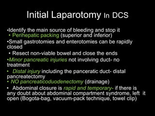 MANAGEMENT OF ABDOMINAL TRAUMA | PPTX