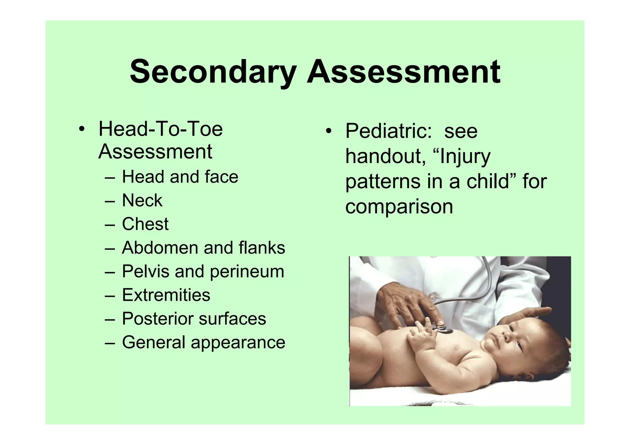 Trauma Assessment | PDF