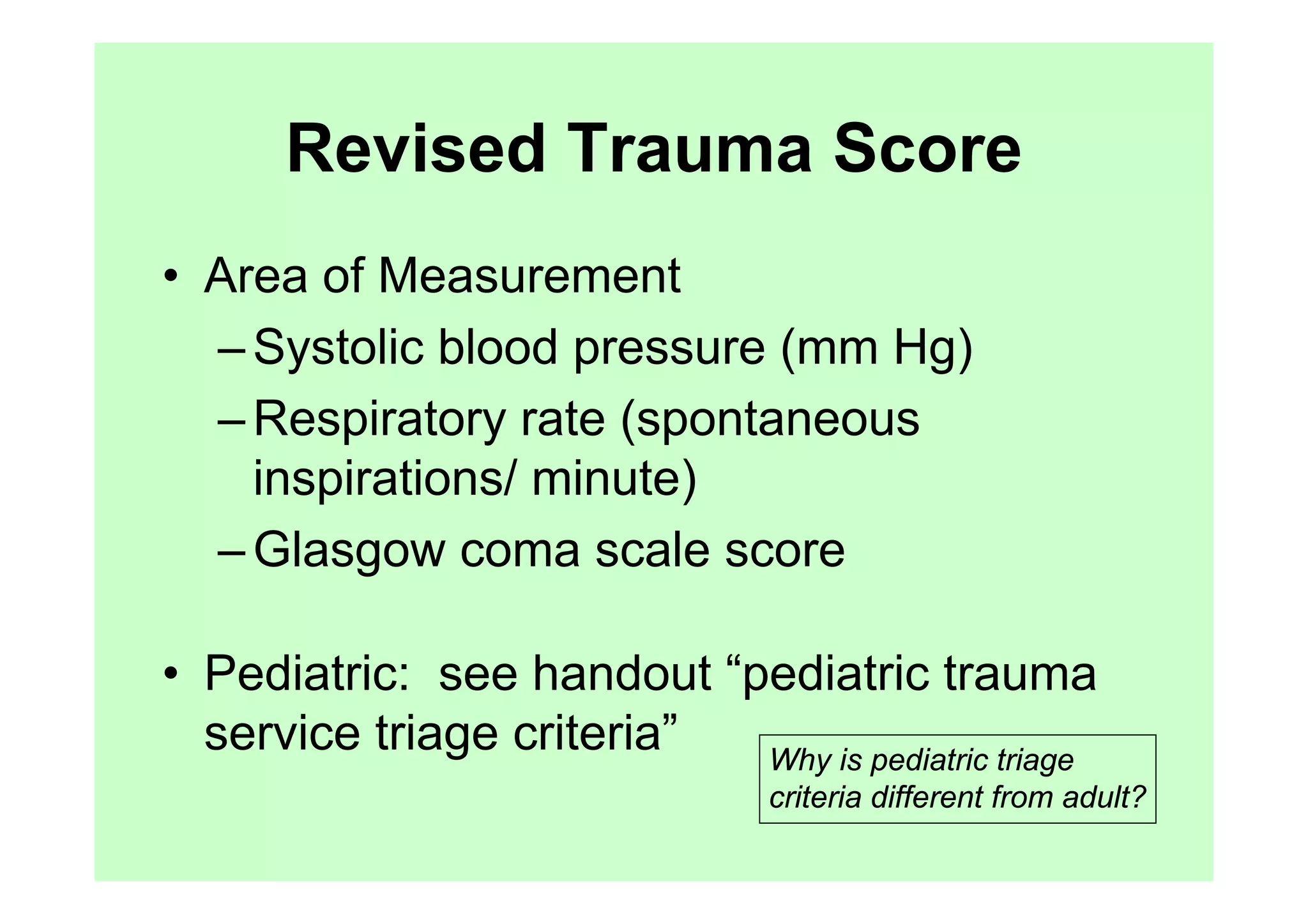 Trauma Assessment | PDF