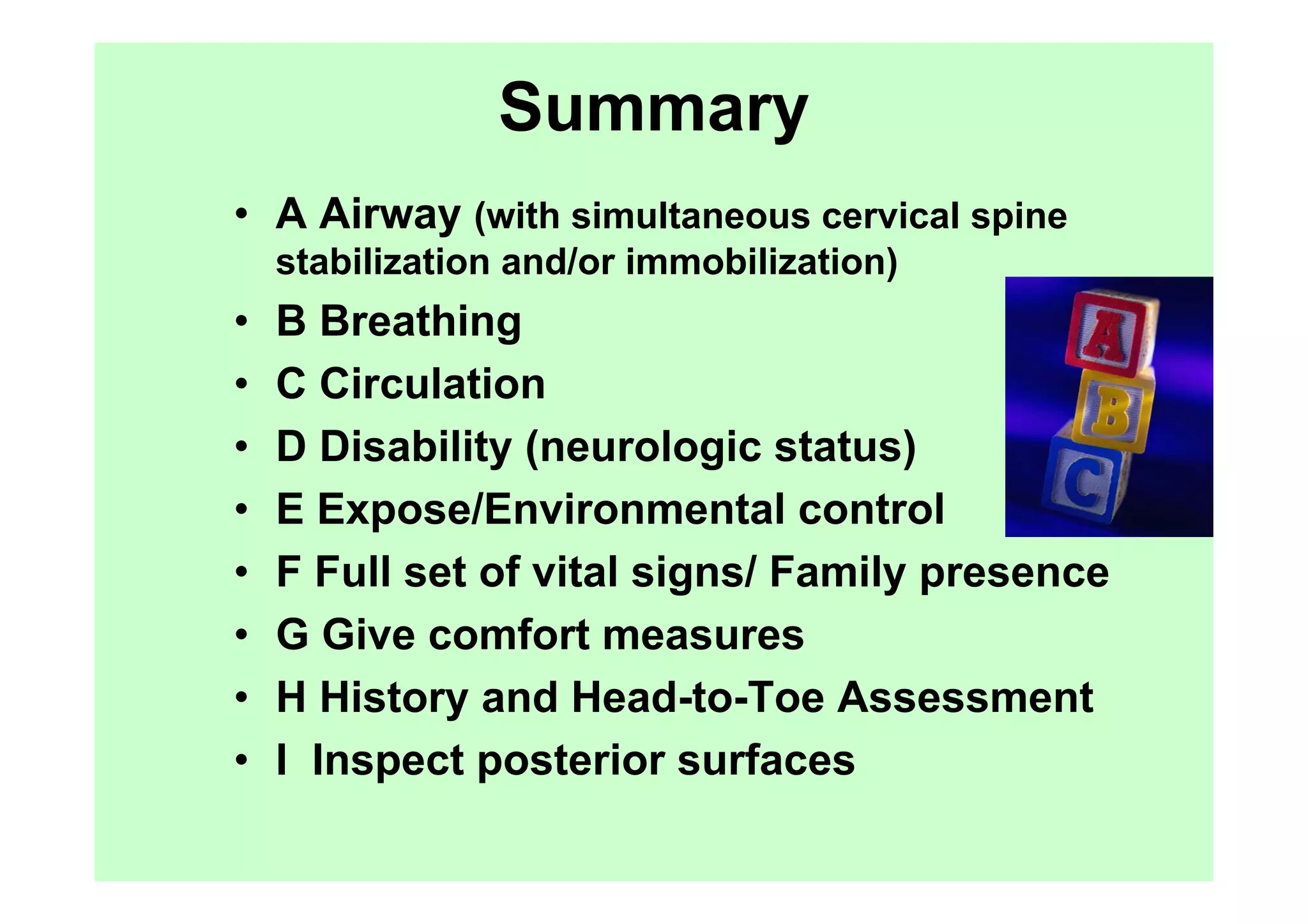 Trauma Assessment | PDF