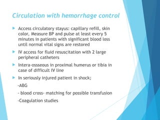 Trauma assessment in The Emergency department | PPT