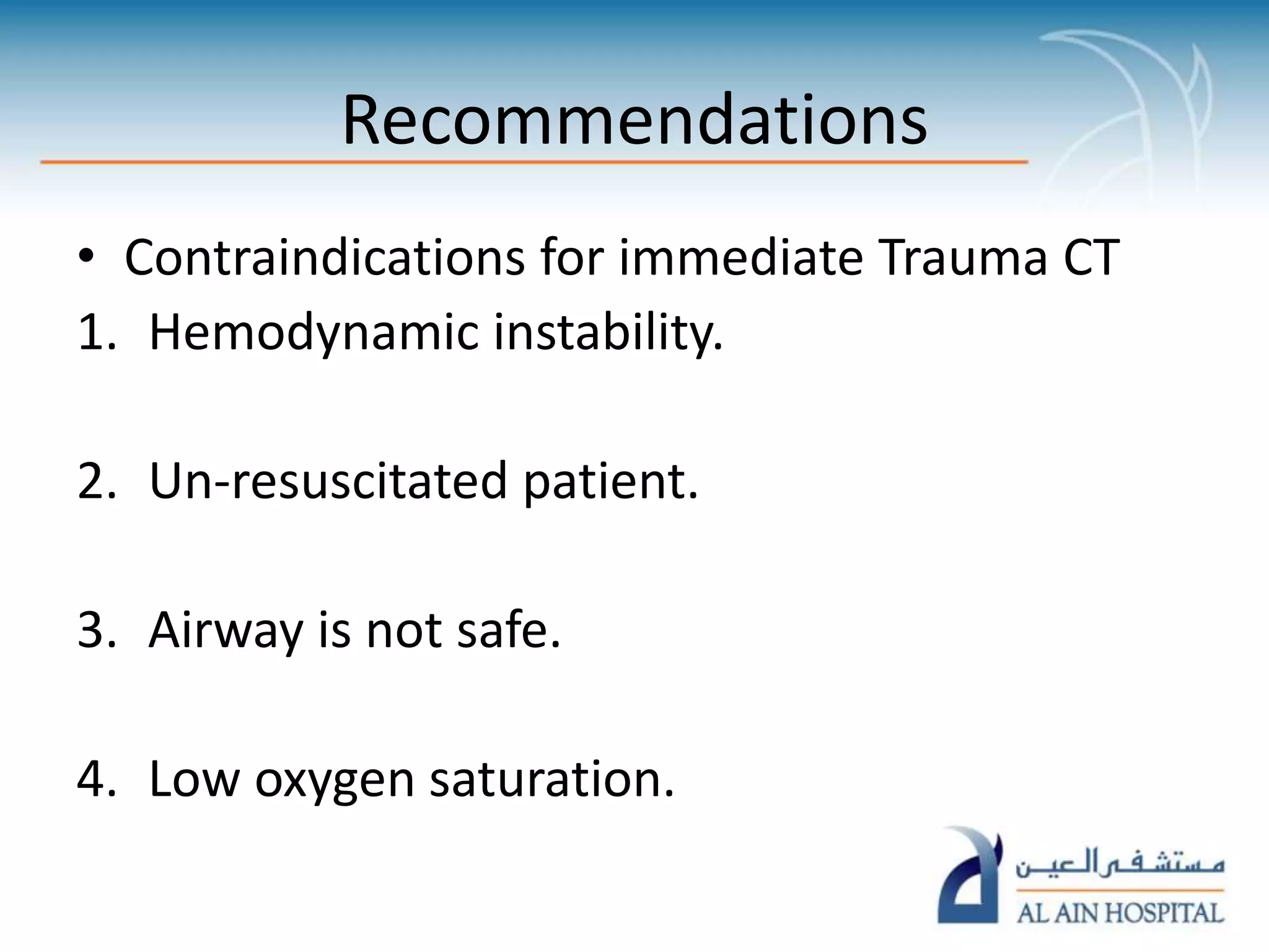 Trauma audit presentation | PPTX