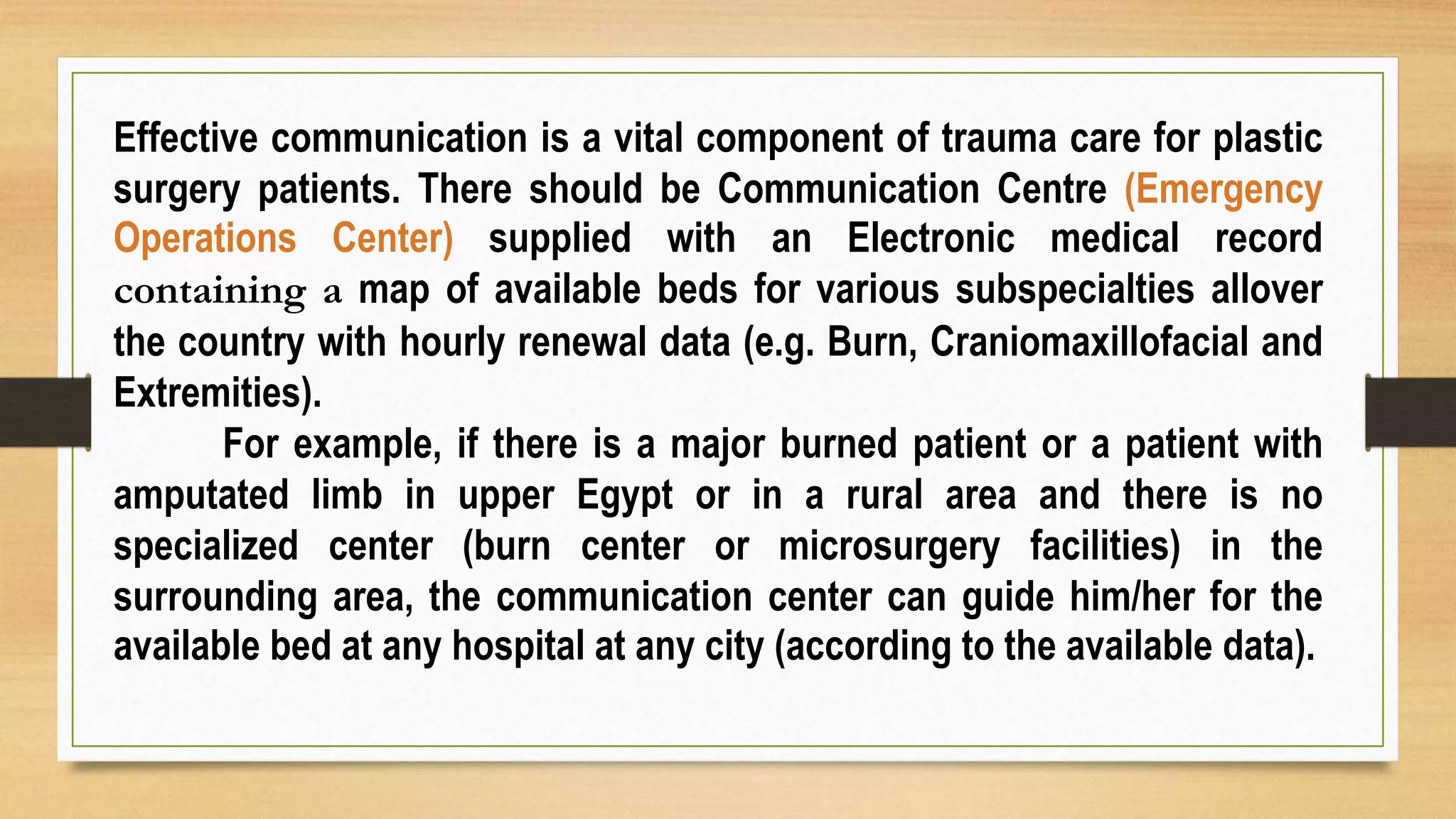 Trauma call center | PPT