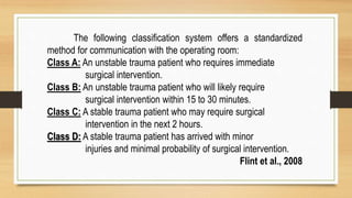 Trauma call center | PPT