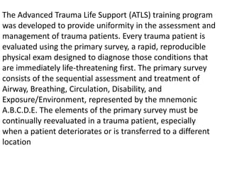 Trauma care management | PPT