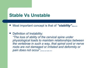 Spinal Trauma: The Legend of the C-Spine Collar - A Case Report | PPT