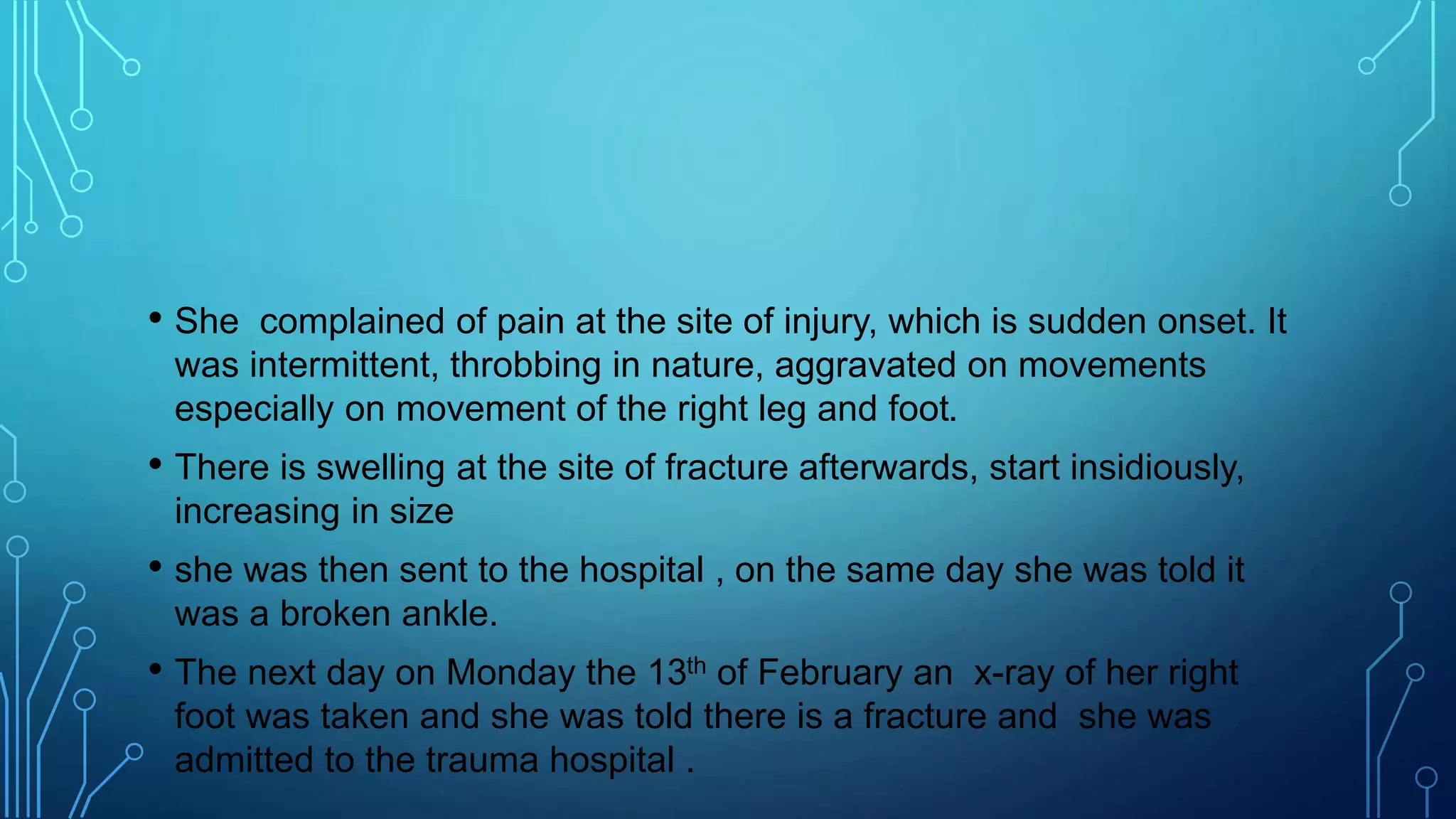 Trauma case history | PPTX