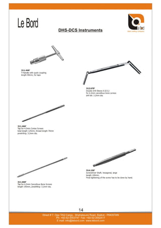 LeBord TRAUMA Instruments Catalogue. | PDF