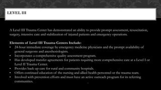 Trauma center | PPTX