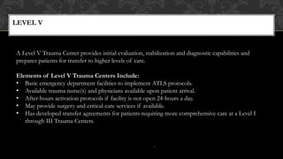 Trauma center | PPTX