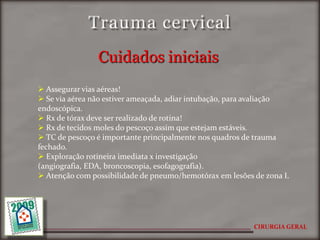 Trauma Cervical | PPTX