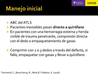 Trauma cervical y vascular | PPTX