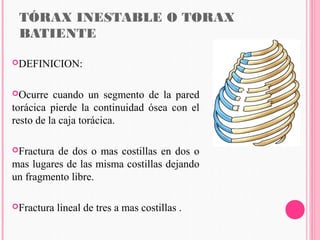 Trauma toracio cirugia | PPT