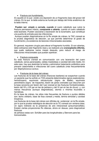 Trauma craneocefalico (expo) | DOC