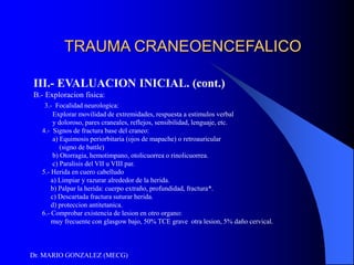TRAUMA CRANEOENCEFALICO.ppt