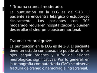 Trauma cráneo encefálico.pptx tcE en adultos | PPTX