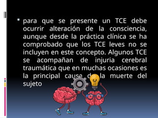 Trauma cráneo encefálico.pptx tcE en adultos | PPTX