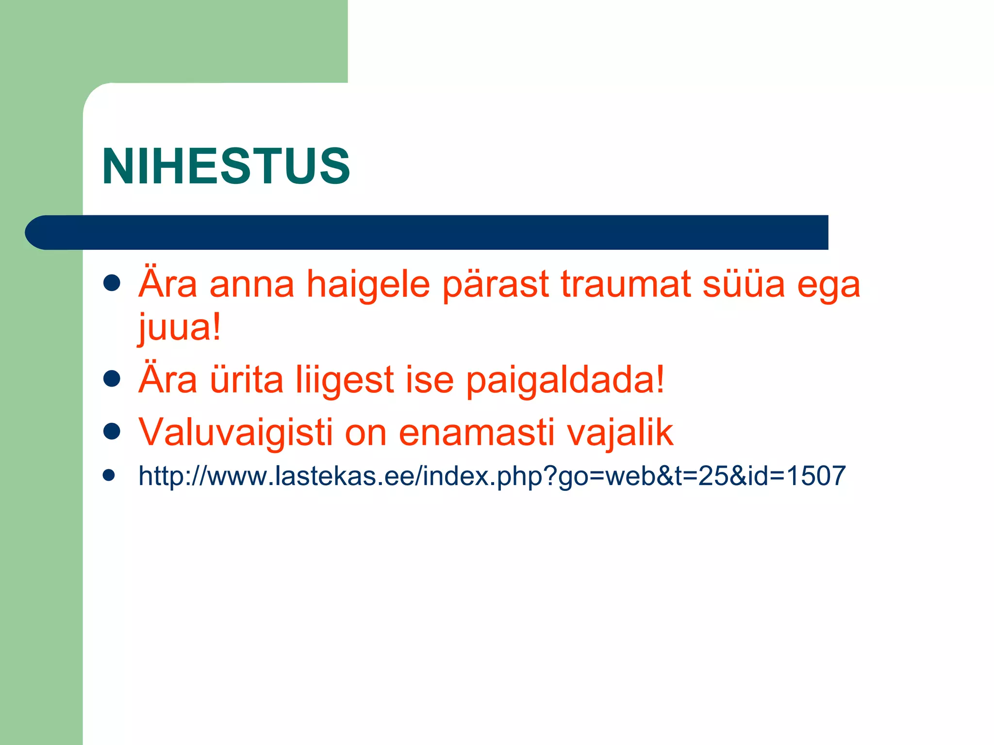 Traumad. PõRutused, Nikastus, Nihestus, Luumurrud | PPT | Free download