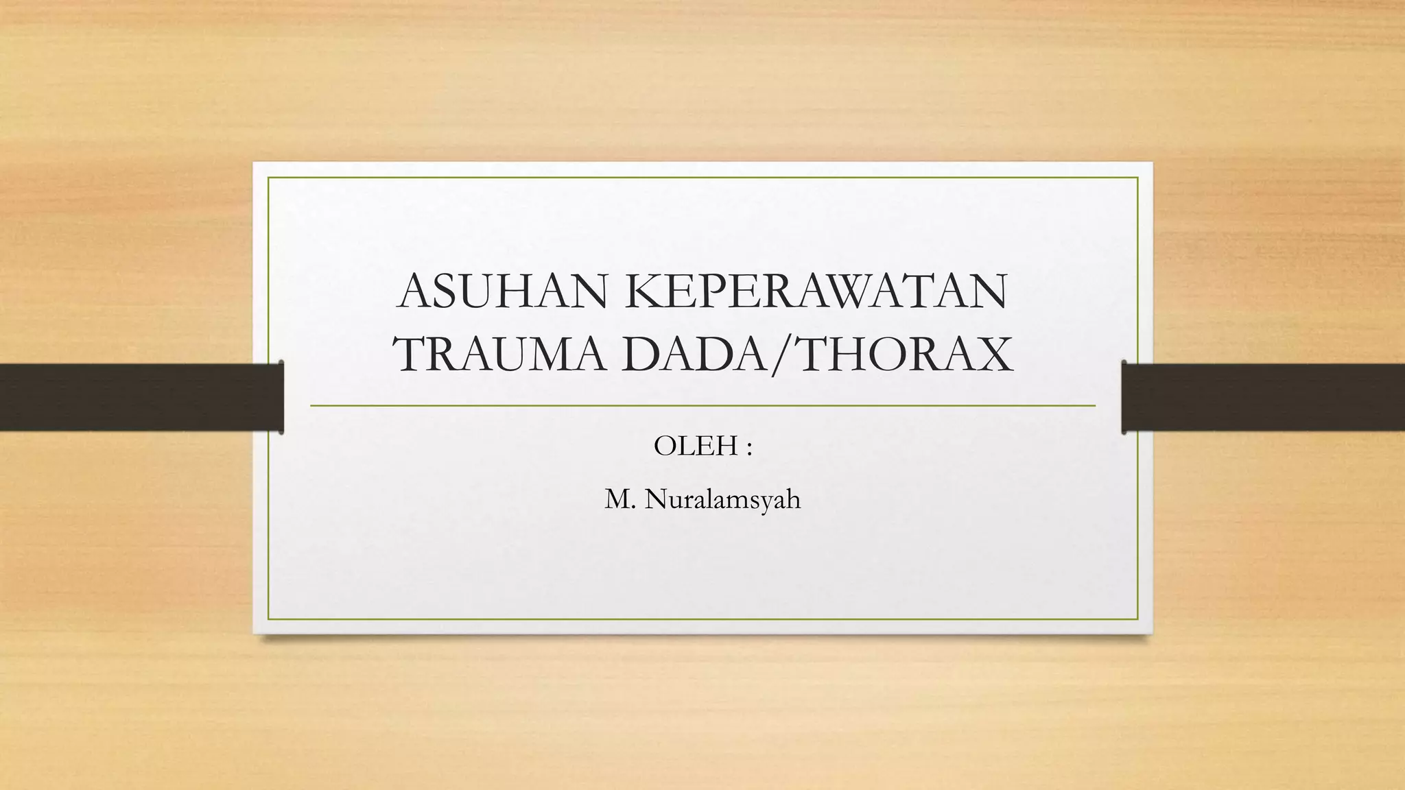 Trauma Dada | PPT